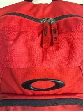 Oakley | Bags | Oakley Learjet Book Bag Backpack Red Bookbag | Poshmark